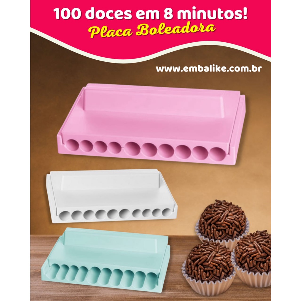 Placa Boleadora de Docinhos de Festa Para Confeitaria Festas e Eventos 4 em 1 | Shopee Brasil