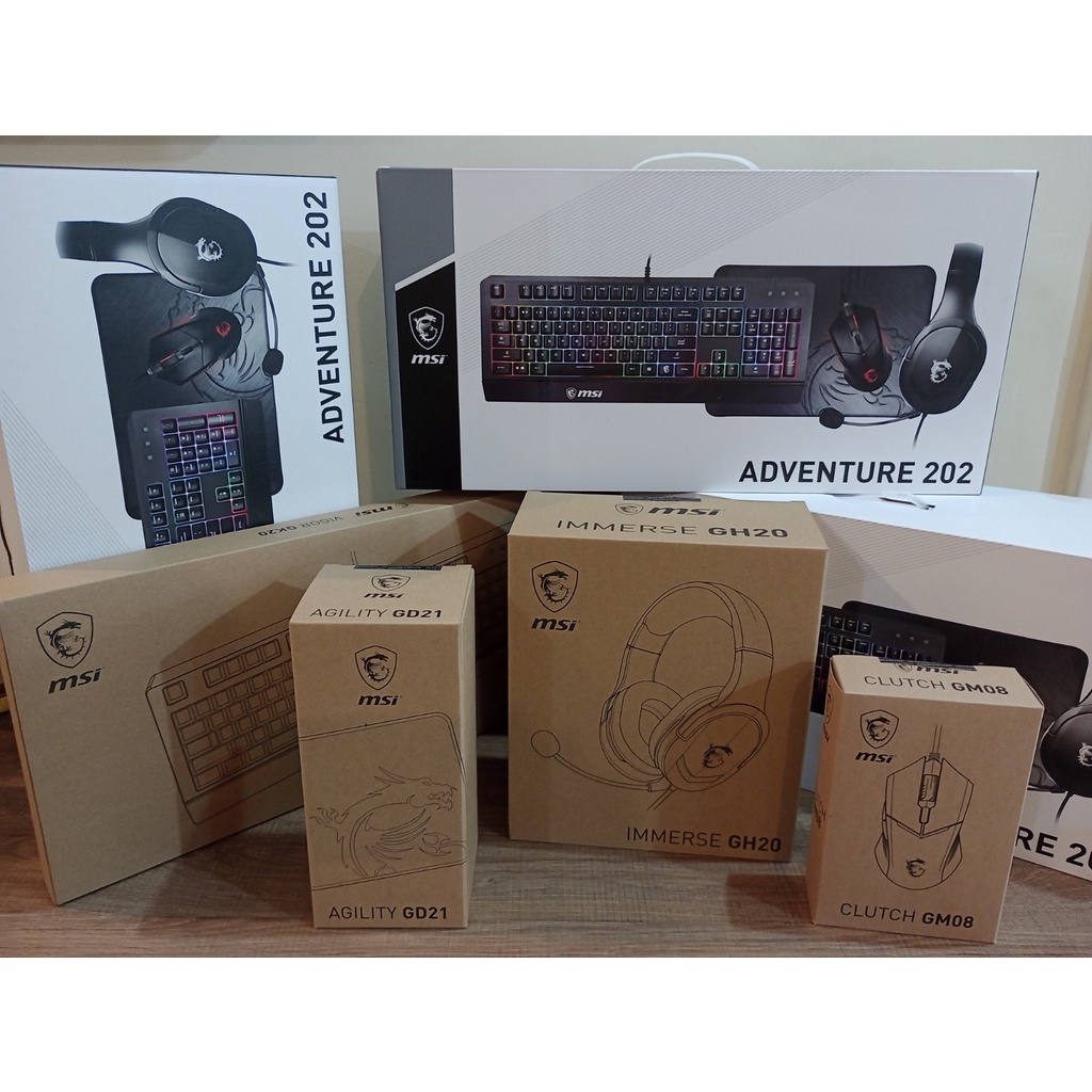 COMBO GAMER MSI ADVENTURE 202 ORIGINAL (TECLADO GK20, MOUSE GM08 ...