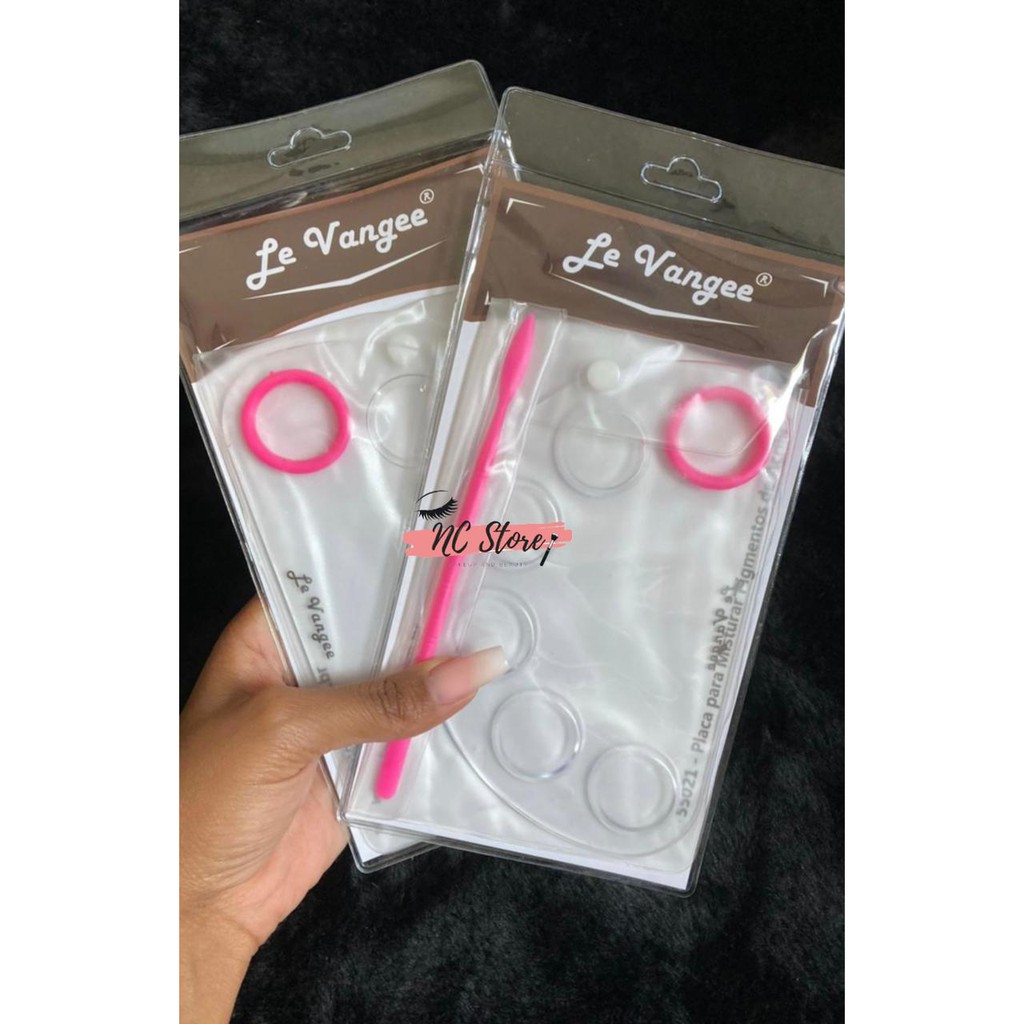 PLACA DE ACRÍLICO PARA MISTURAR PRODUTOS - LE VANGEE | Shopee Brasil