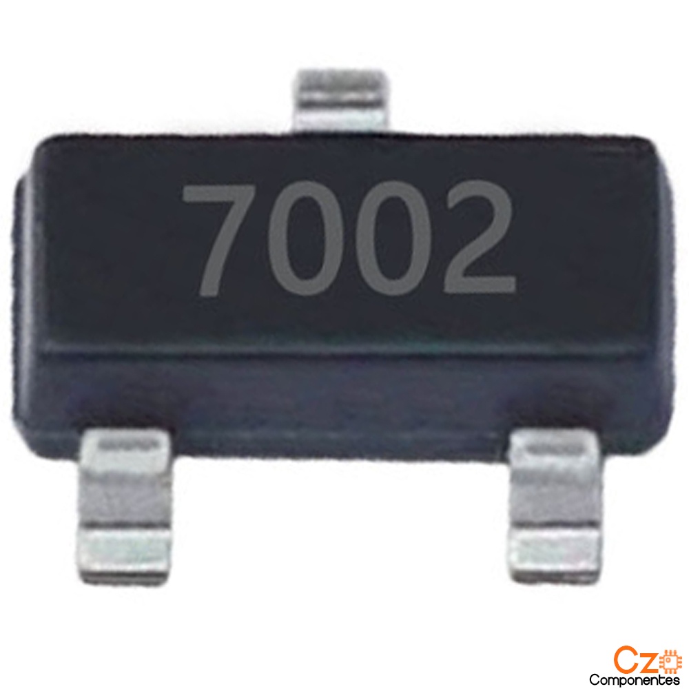 10 Peças Transistor 2n7002 7002 2n7002lt1g Canal N 300ma 60v | Shopee ...