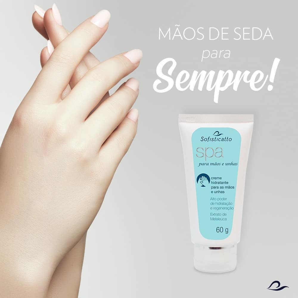 Creme Para Mãos E Unhas Spa 60g Sofisticatto | Shopee Brasil