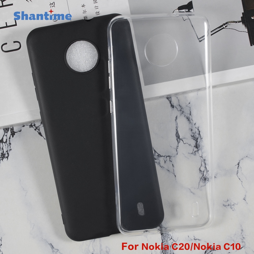 Para Nokia C20 C10 Telefone Protetor De Volta Capa TPU Macia | Shopee Brasil