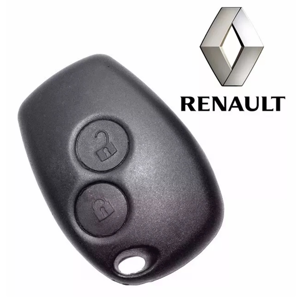 Capa Chave Renault Sandero Logan Controle Telecomando Alarme ...