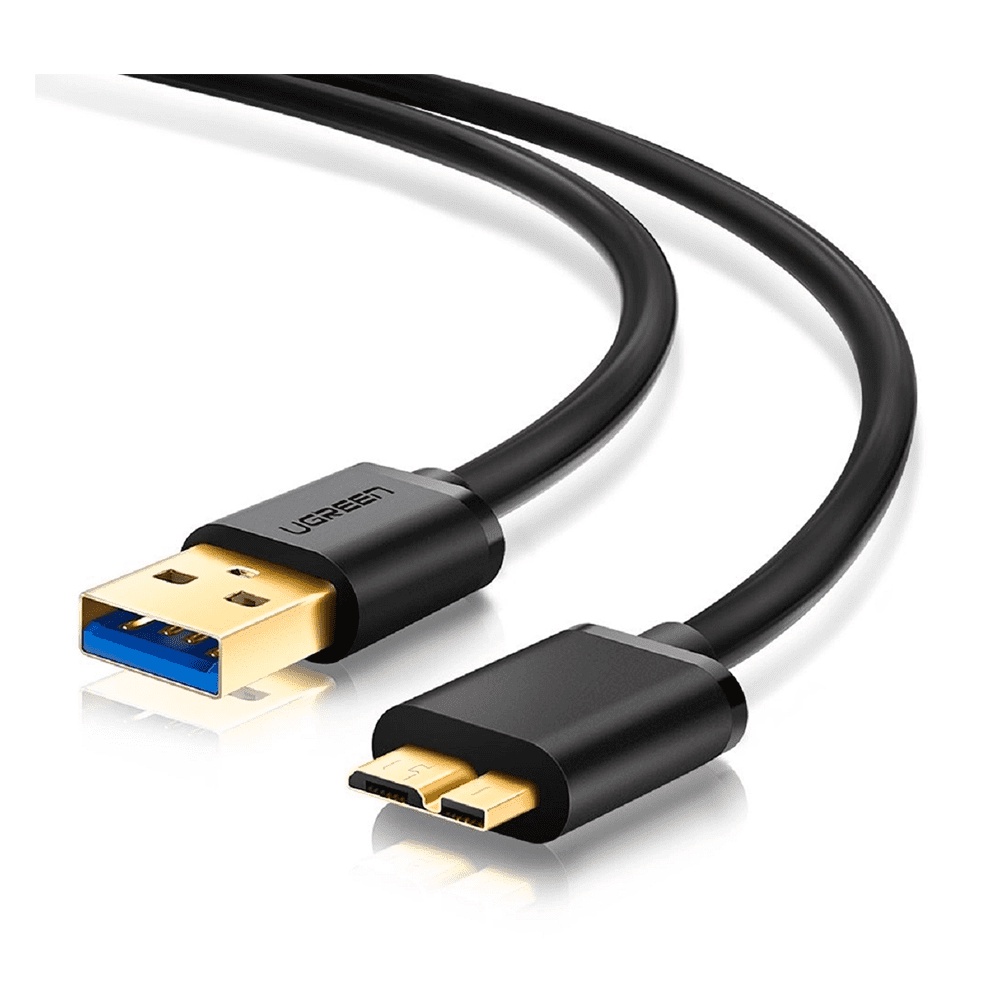 Cabo Para Hd Externo Micro B Usb 3.0 5gbps 1m Ugreen | Shopee Brasil