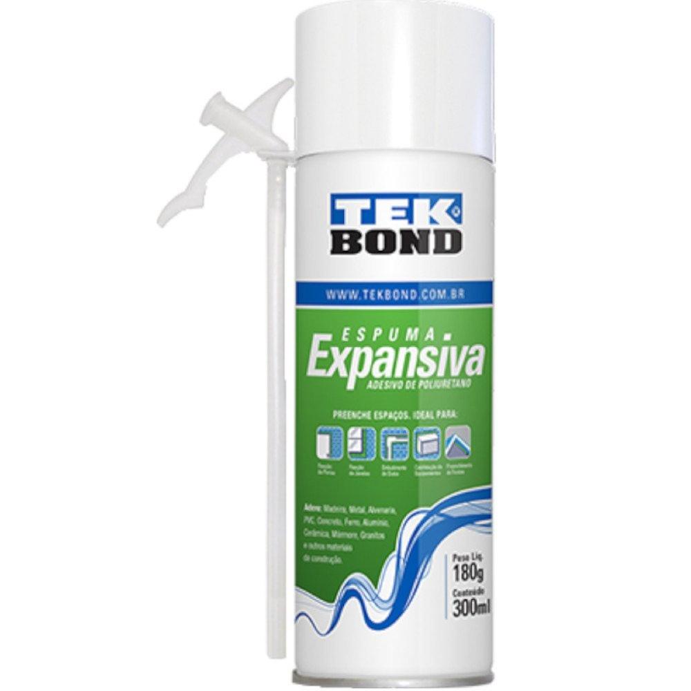 Espuma Expansiva De PU 180G 300ML - Tekbond | Shopee Brasil