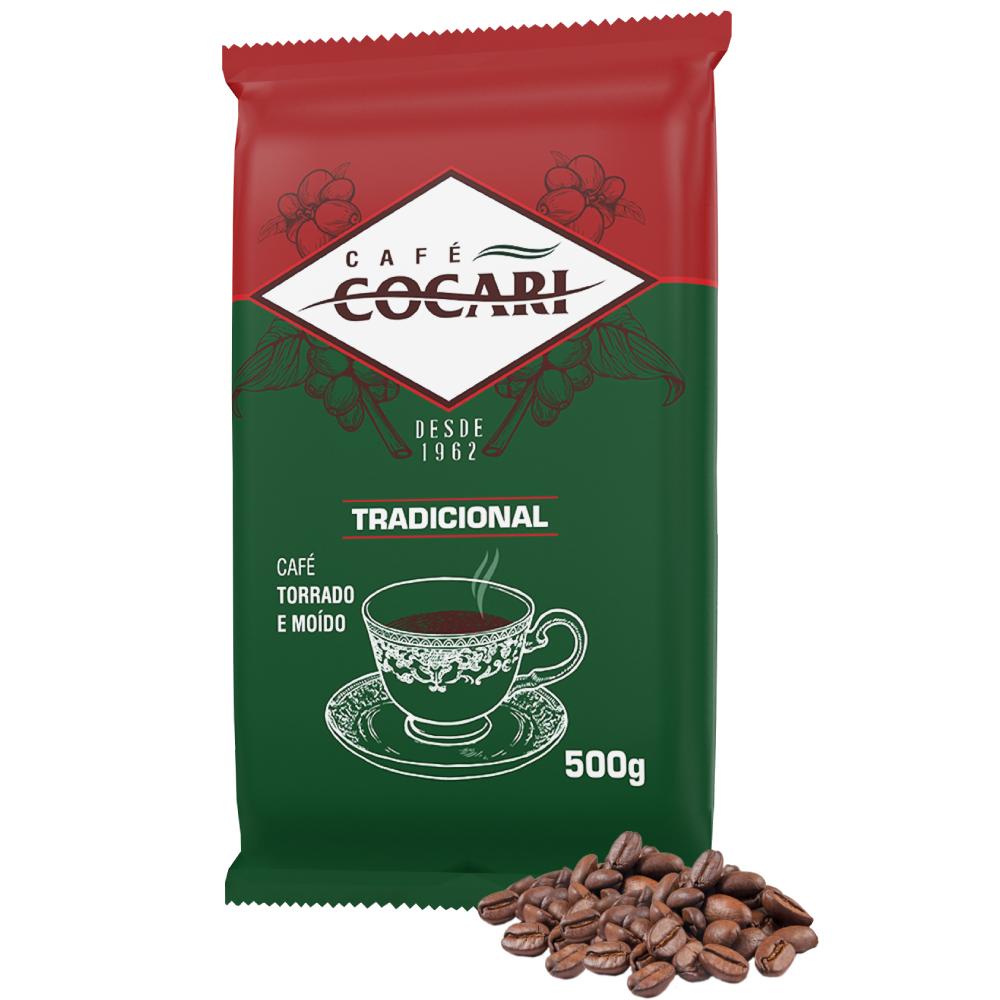 Café Torrado e Moído Cocari Tradicional 500g | Shopee Brasil