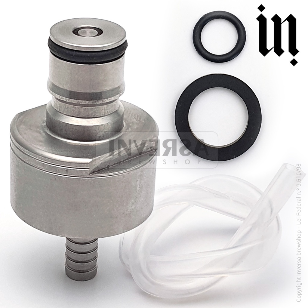 Carbonator Cap Inox Carbonatação Cerveja Artesanal Para Pet | Shopee Brasil