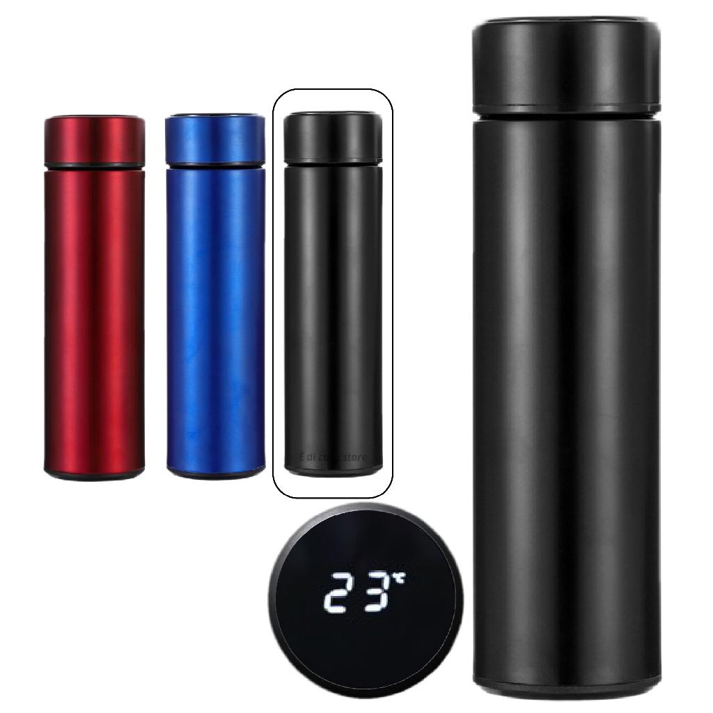 Garrafa Térmica Inteligente Aço Inox Portátil Água Gelada Com ...