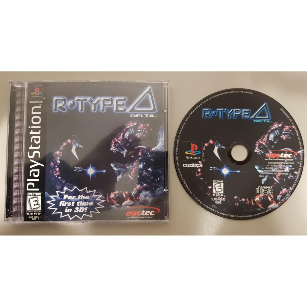PS1 - R-Type Delta R TYPE - Leia a descrição - Escorrega o Preço