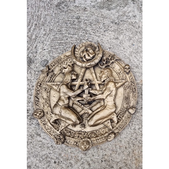 Placa de Parede Grande - Rito Deus e Deusa Wicca | Shopee Brasil