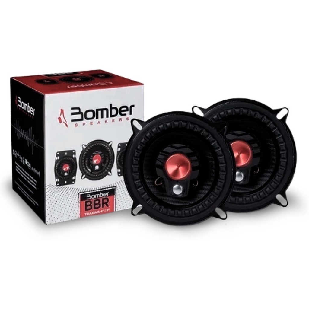 Auto Falante Triaxial Som Bomber 5 Polegadas 100w Rms Par | Shopee Brasil