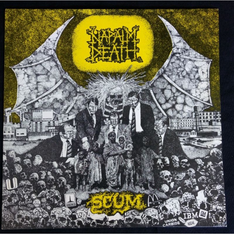 LP Napalm Death Scum nacional de época 1991 com encarte | Shopee Brasil