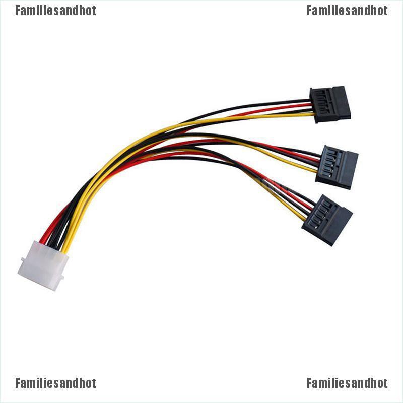 Cabo Divisor De 4 Pinos ide molex A 3 serial ata sata Adaptador ...