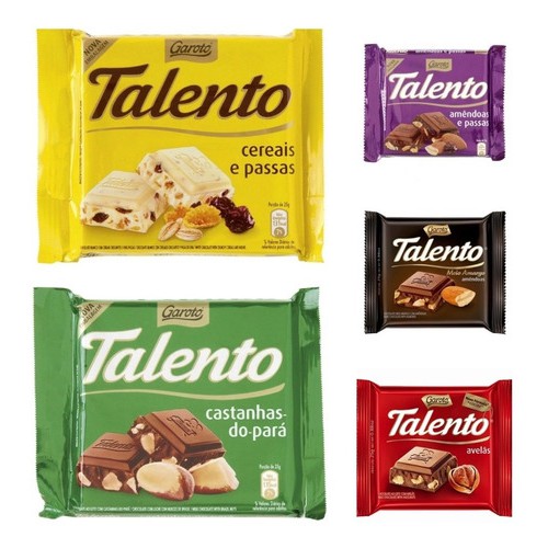Chocolate Talento Garoto 85g | Shopee Brasil