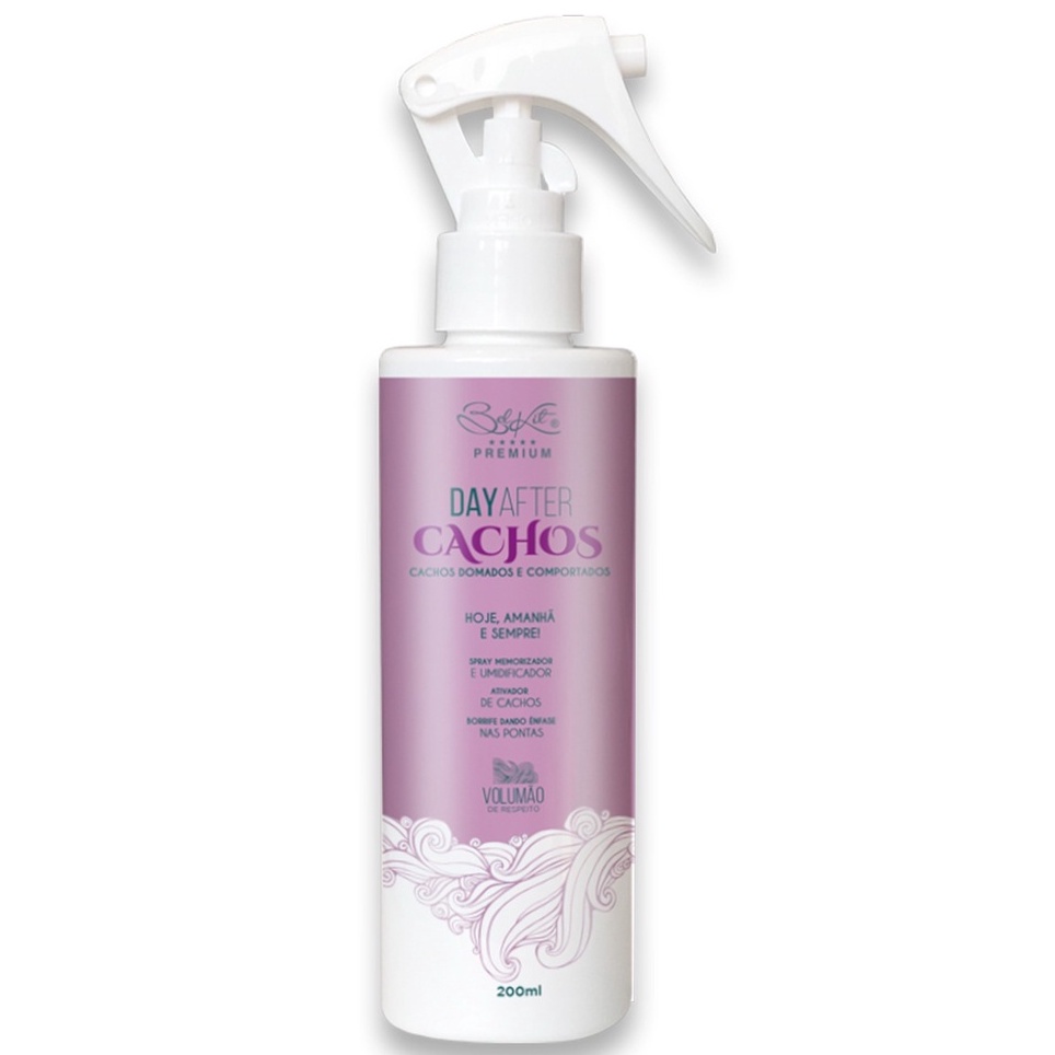 Spray para cachos - Day after. 200ml. cabelos cacheados. Memorizador de ...