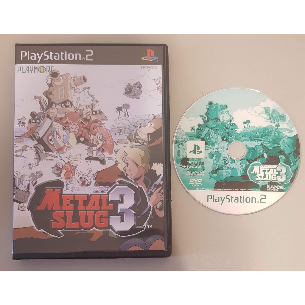 PS2 - Metal Slug 3 - Leia a descrição | Shopee Brasil