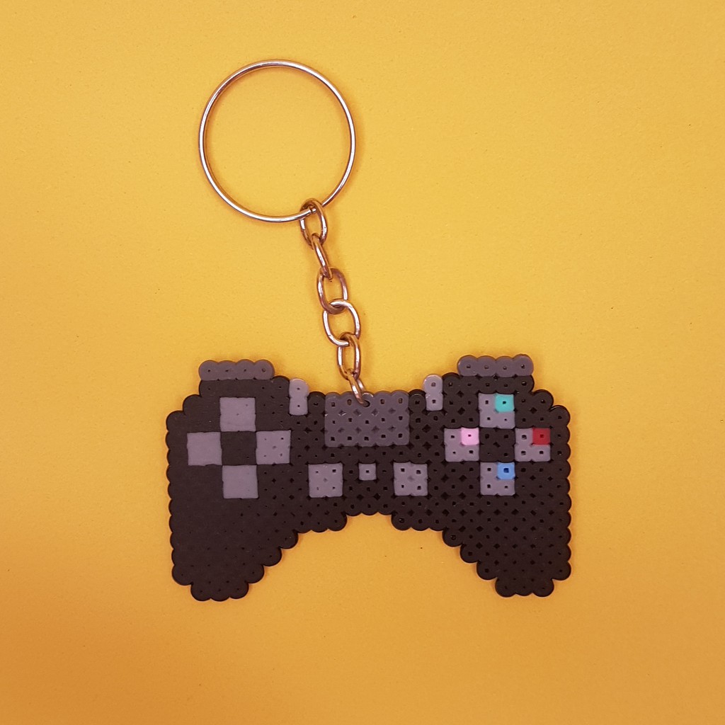 Chaveiro/ Pin/ Bottom/ Ímã Controle de PS4 - Pixel Art/ Pixel Arte ...