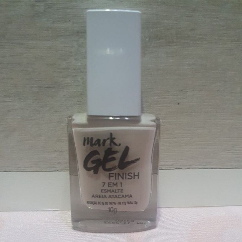 esmalte mark gel finish avon areia atacama | Shopee Brasil