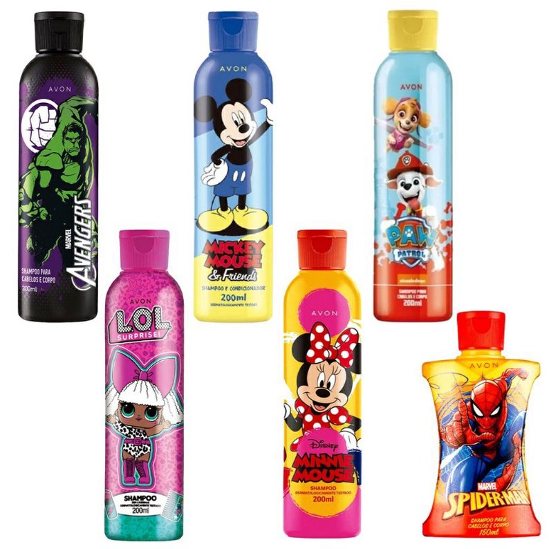 Avon Shampoo e Condicionador 2 em 1 Infantil 200ml | Shopee Brasil