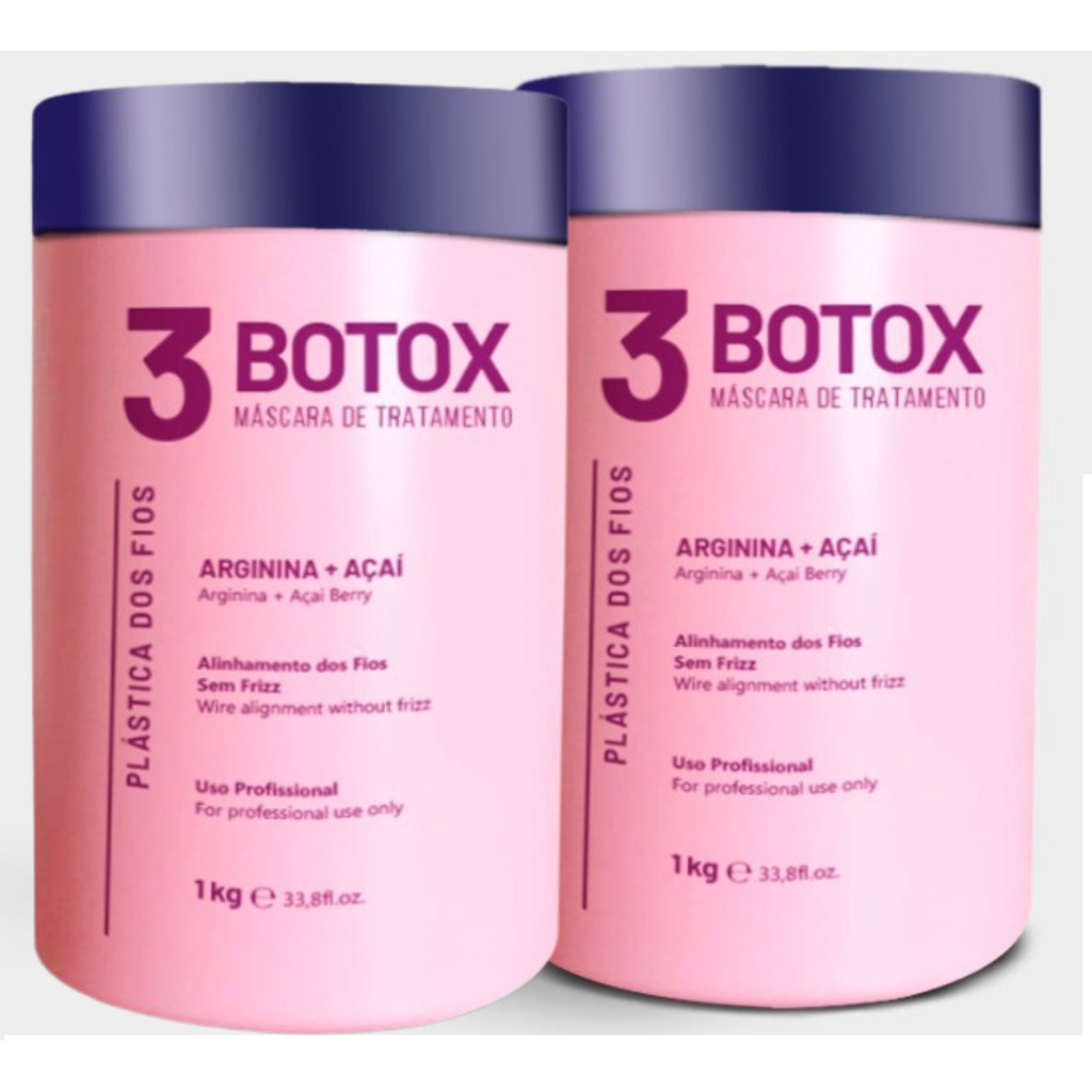 Kit Botox 2x1kg Plástica dos Fios | Shopee Brasil