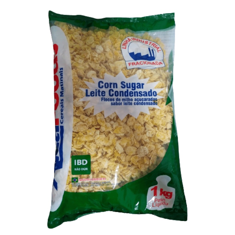 Cereal Matinal Corn Sugar Sabor Leite Condensado AlcaFoods 1Kg | Shopee ...