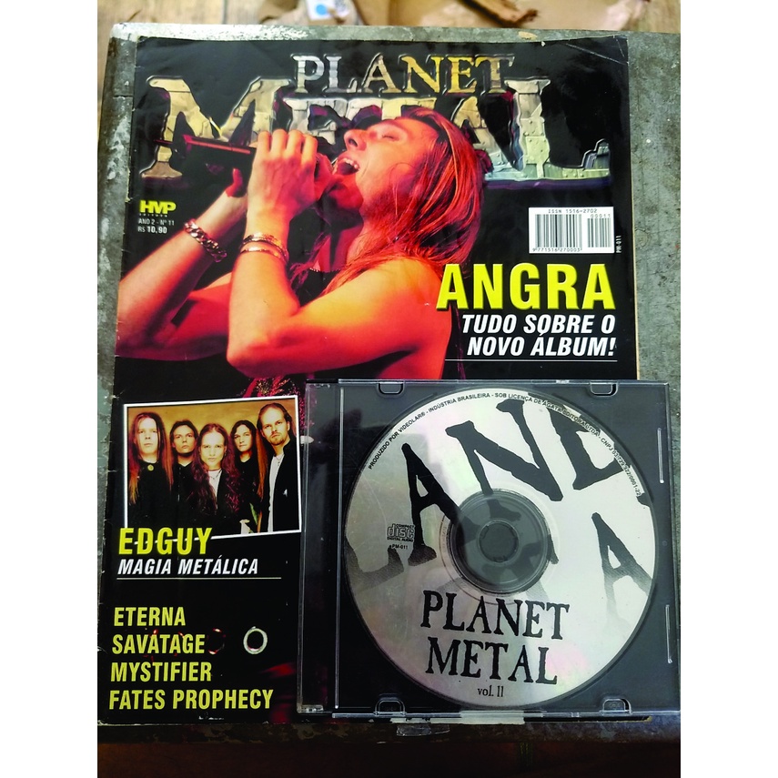 Revista + CD Planet Metal Vol.11 | Shopee Brasil