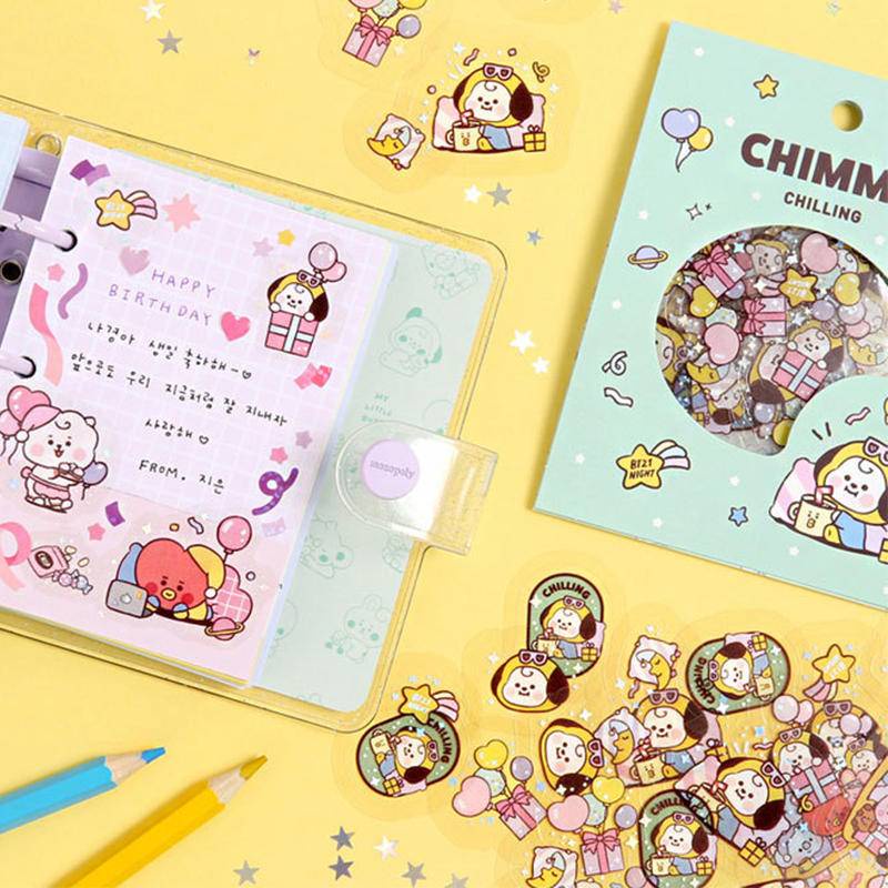 32 Pçs/Set KPOP BTS BT21 Adesivo Brinquedos Para Meninas Kawaii ...