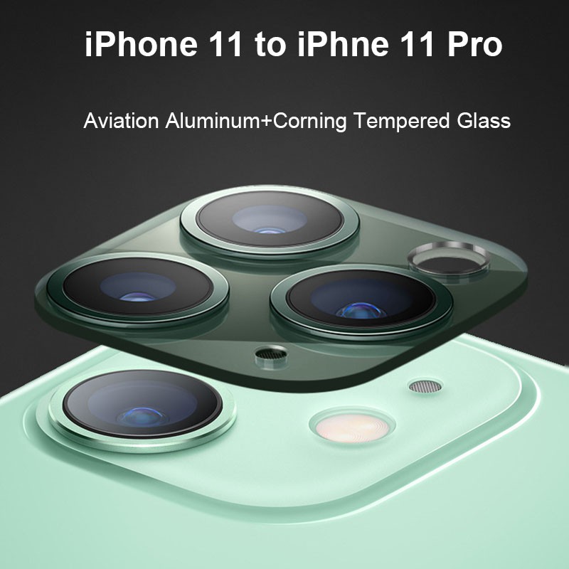Câmera Falsa Para iPhone 11 12 XR Mudança 12 13 Pro Lente Vidro ...
