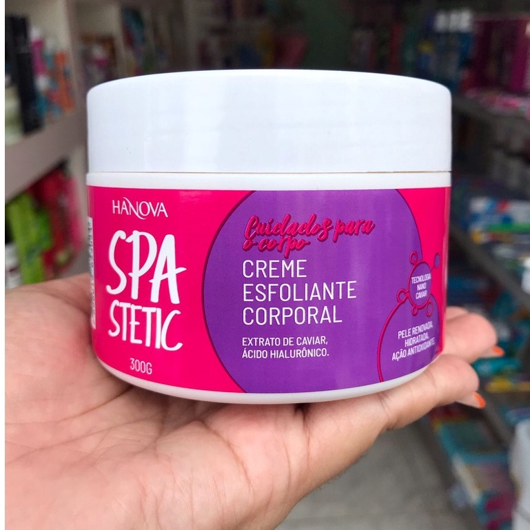 Esfoliante corporal Spa Stetic Hanova 300g | Shopee Brasil
