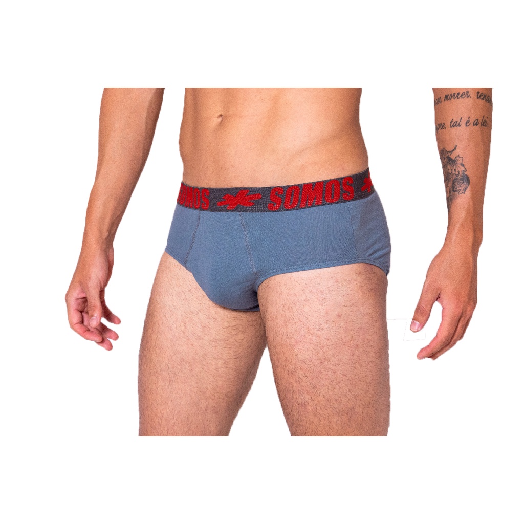 Kit 12 Cuecas Slip Tradicional Adulto 100% Algodão | Shopee Brasil