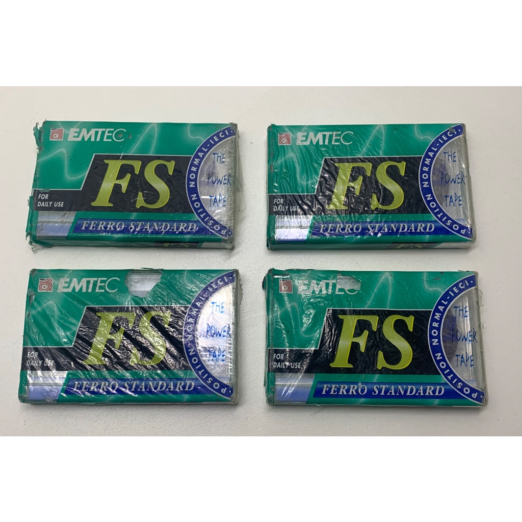 Fita Cassete K7 Emtec FS virgem nova na embalagem - Valor unitário ...