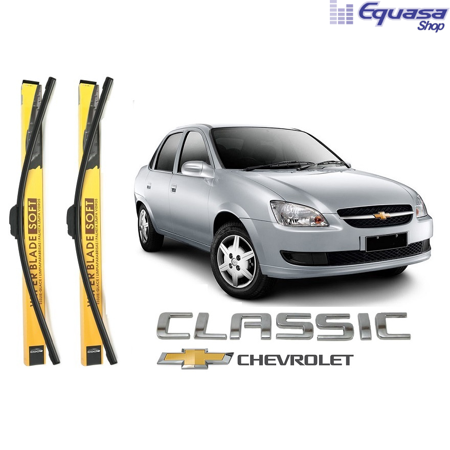 Kit Par 2 Palhetas para Limpador de Parabrisa Dianteiro para GM ...