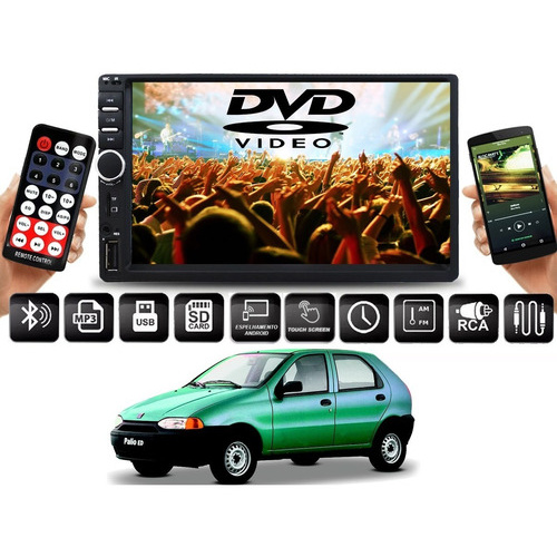 Central Multimídia Mp5 Fiat Palio Siena 2 Din | Shopee Brasil