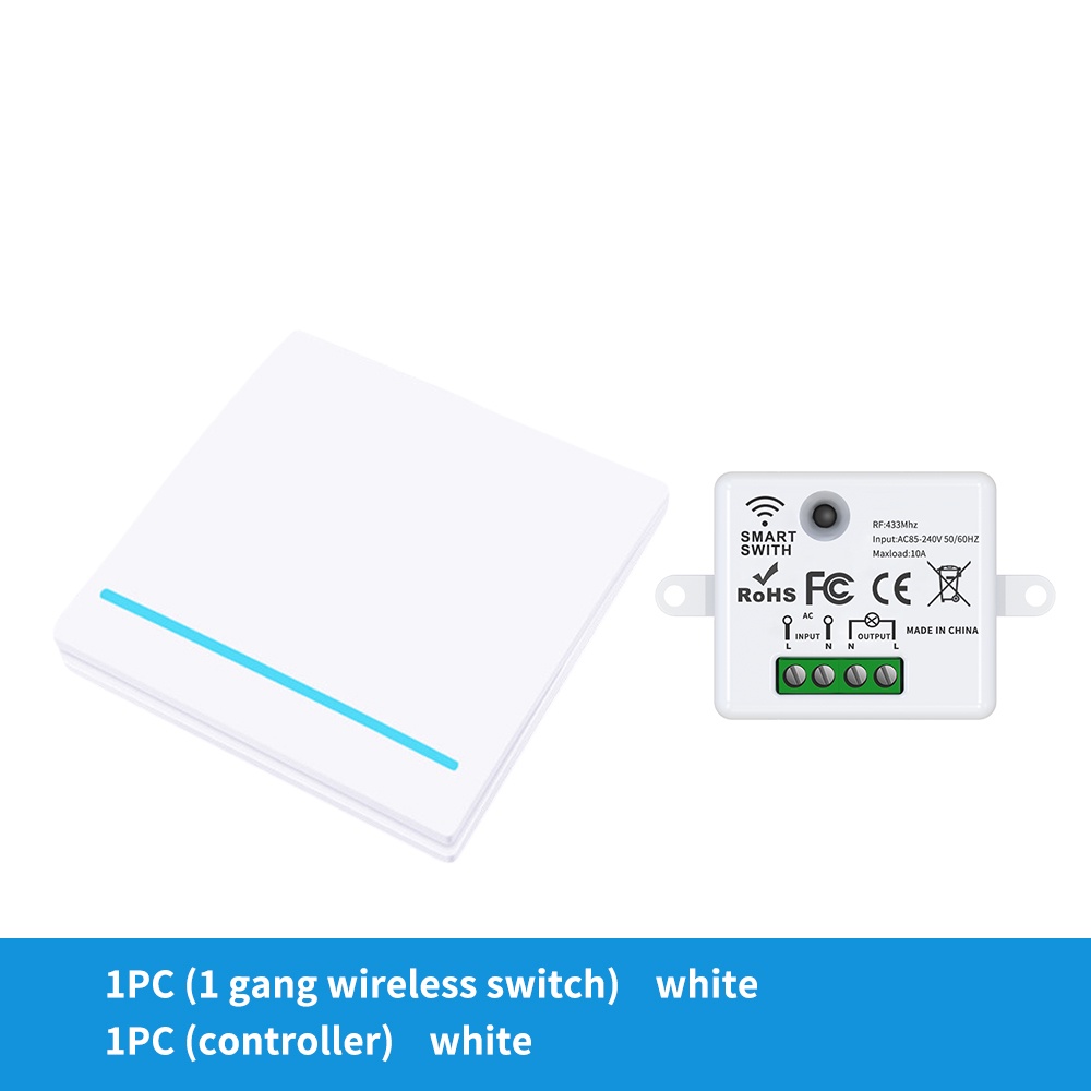 Smart wireless switch Interruptor sem fio reposicione o kit do ...