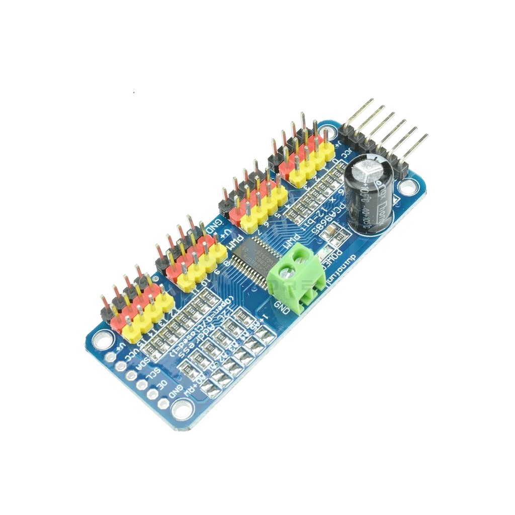 Módulo Pca9685 I2c 16 Canais Pwm Servo Para Arduino Esp8266 | Shopee Brasil
