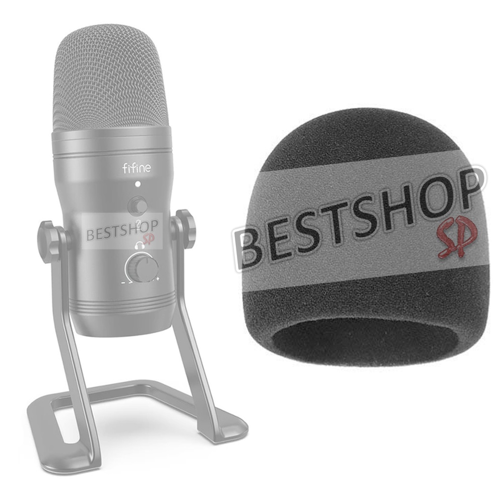 Espuma Capinha microfone Fifine K690 - filtro pop-filter anti vento ruído | Shopee Brasil