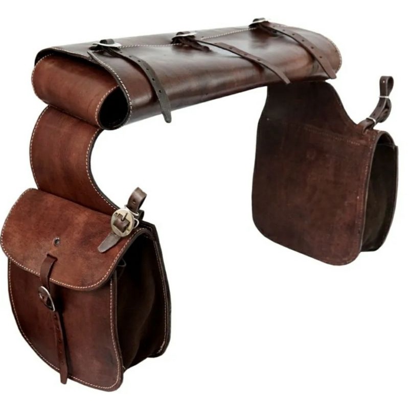 Alforge Porta Capa em Couro Selaria O Seleiro | Shopee Brasil