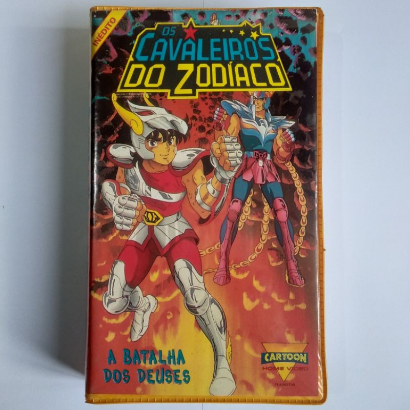 Vhs Os Cavaleiros do Zodíaco A Batalha dos Deuses | Shopee Brasil