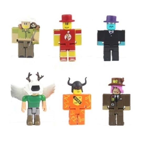 Kit com 6 Bonecos Roblox (modelos nº 1 a 4) | Shopee Brasil