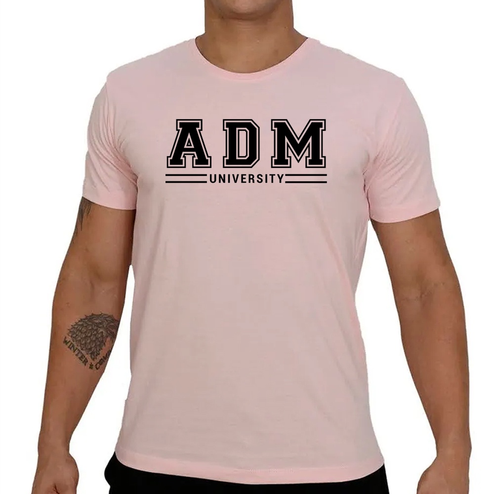 Camiseta Masclina de Algodão Administração Adm Formatura | Shopee Brasil