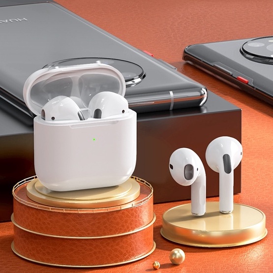 Mini Airpods Pro 4 Tws Fone De Ouvido Bluetooth Touch Control Sem Fio ...