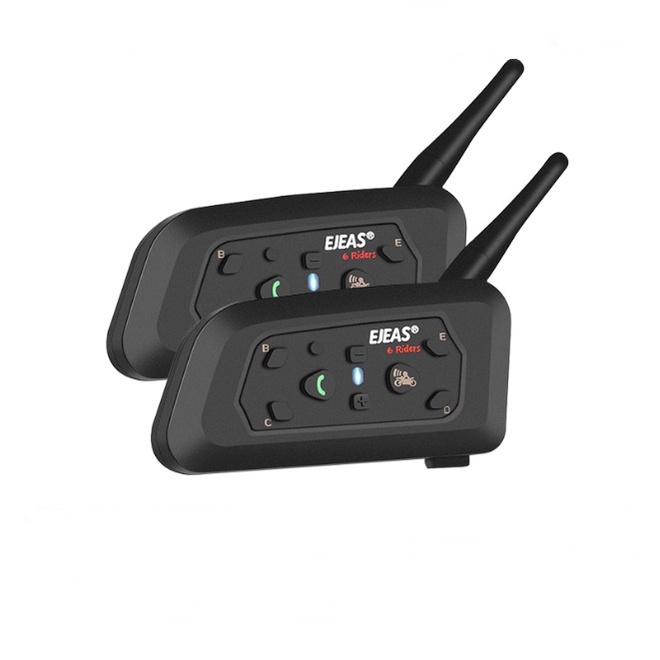 Par Intercomunicador Capacete Comunicador Moto V6 Bluetooth | Shopee Brasil