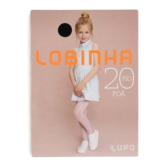 Meia-Calça Infantil Poá Fio 20 Lobinha (02515-001) Lupo | Shopee Brasil