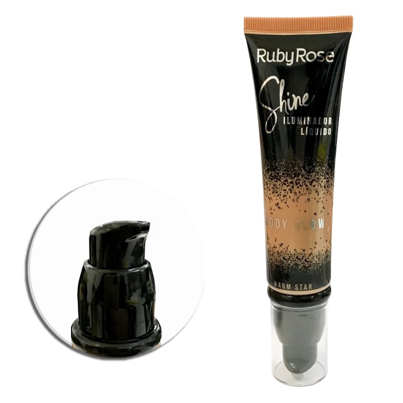 Iluminador Body Glow Ruby Rose - Warm Star. | Shopee Brasil