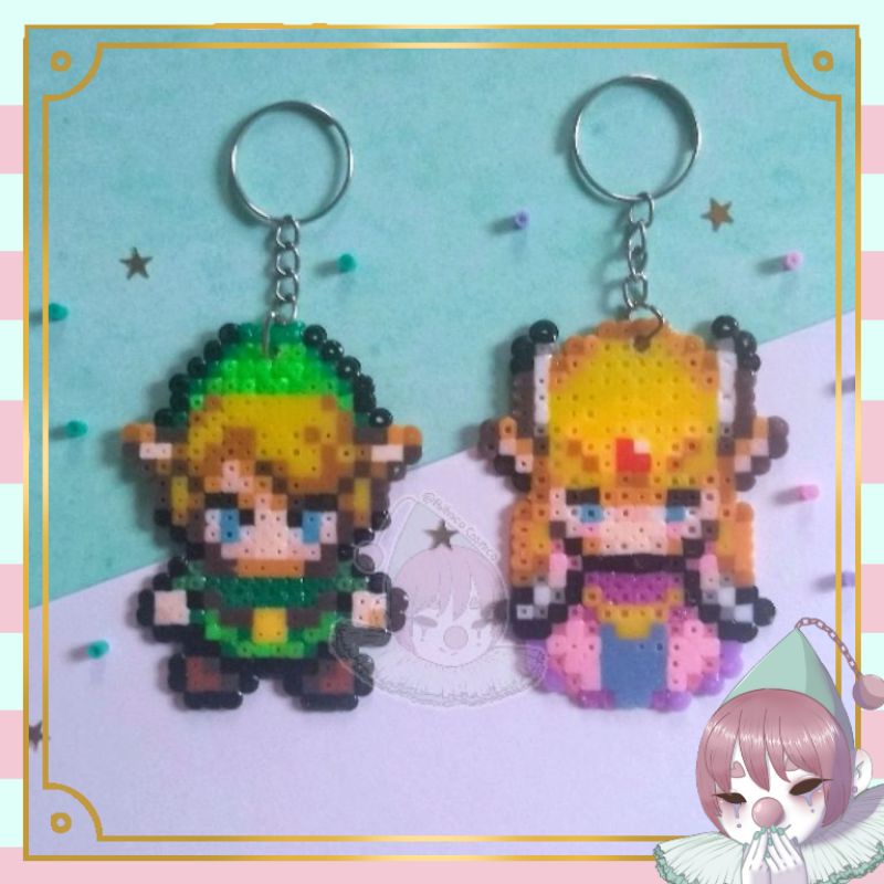 Miniaturas Link&Zelda (Legend of Zelda: The Minish Cap) de hama beads ...