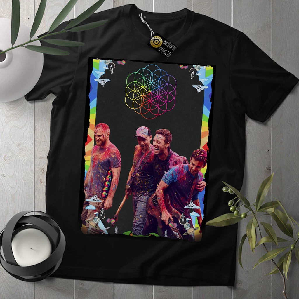 Camiseta Banda Coldplay Camisa Coldplay Camisa | Shopee Brasil