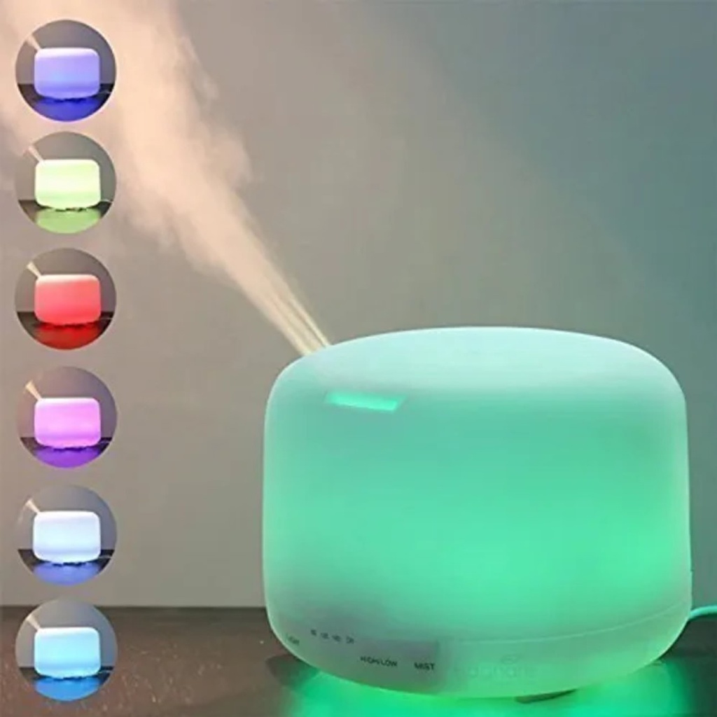 Umidificador De Ar Purificador Difusor Aromatizador Abajur Led Rgb ...