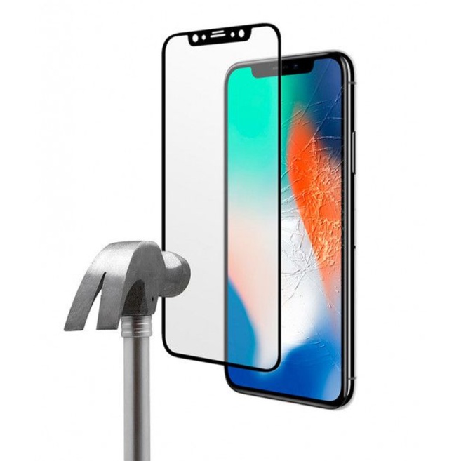 Película 3d Iphone- Vidro Temperado - Cobre Toda A Tela - 5/s 6 7 8/plus Xr 11 Xs Max 12 Mini ...