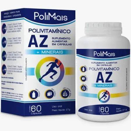 Polimais A-z Total 60 Capsulas (polivitaminíco) | Shopee Brasil