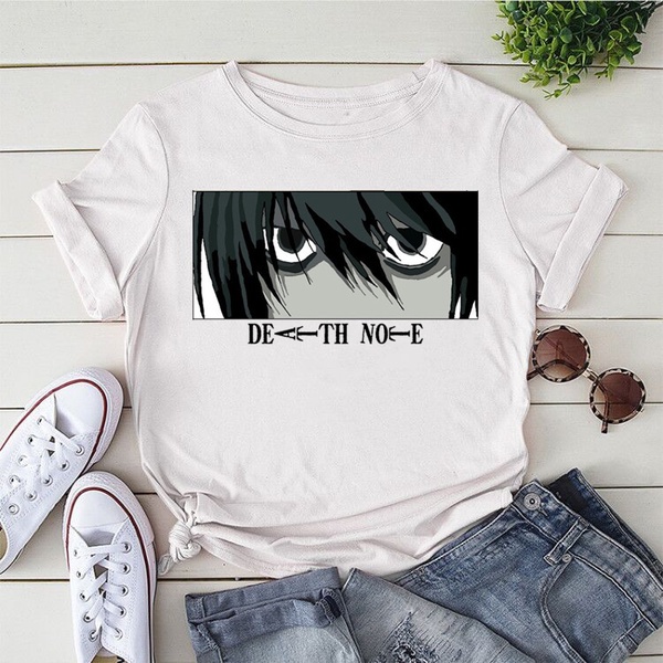 Camisa Camiseta Death Note Anime L Lawliet Mangá | Shopee Brasil